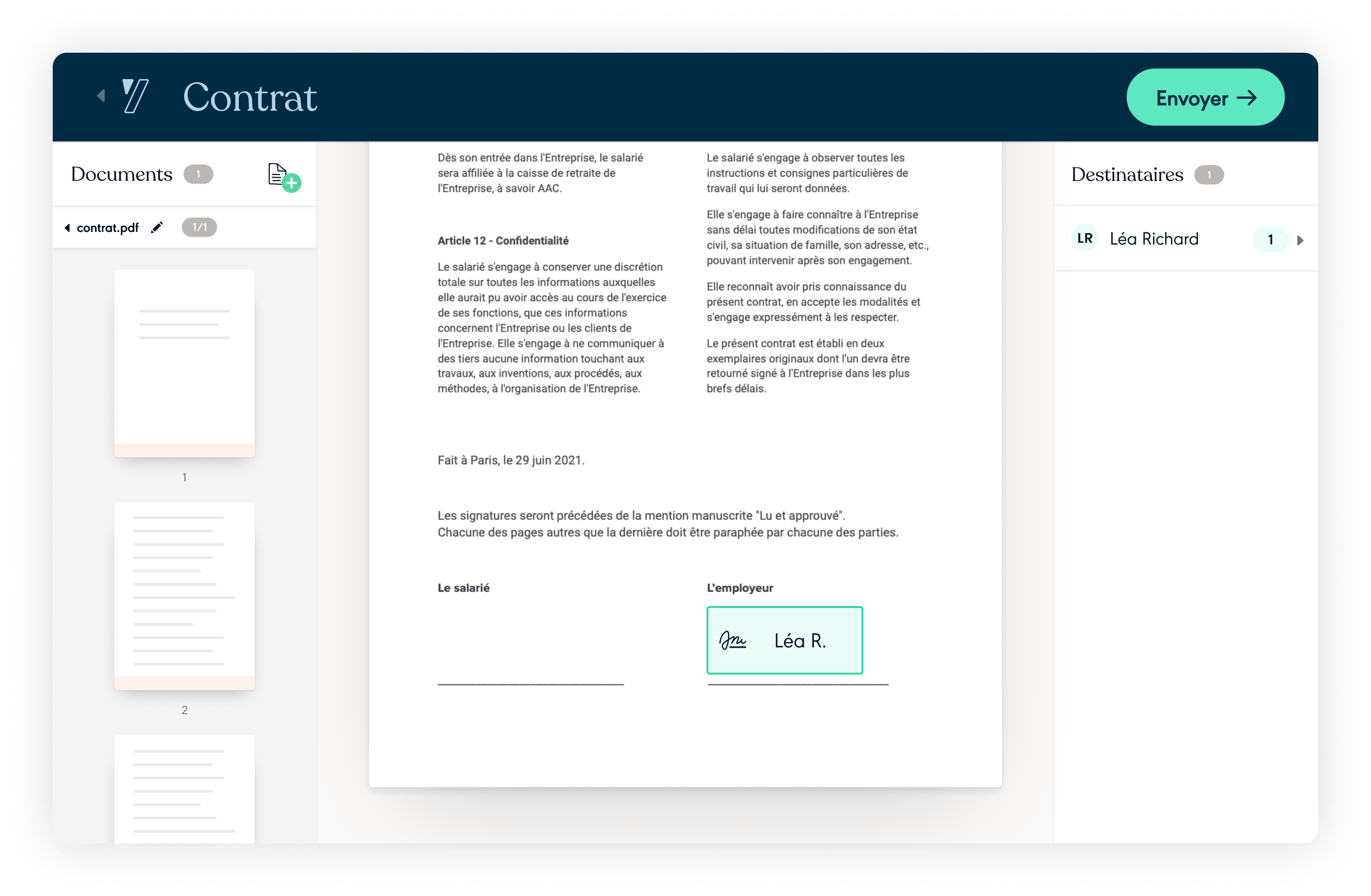 Yousign lance sa nouvelle application de signature