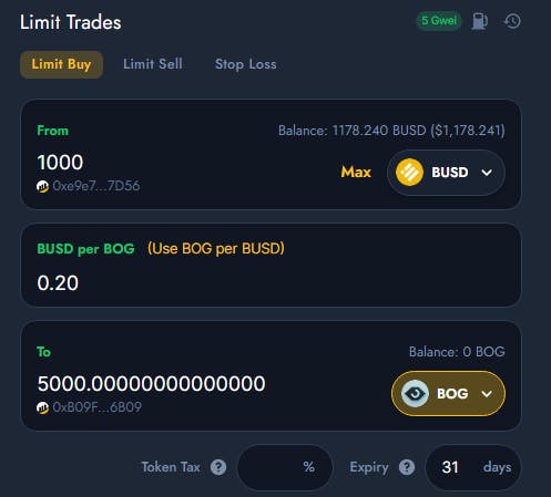 All-In-One Platform for DeFi Trading | Bogged