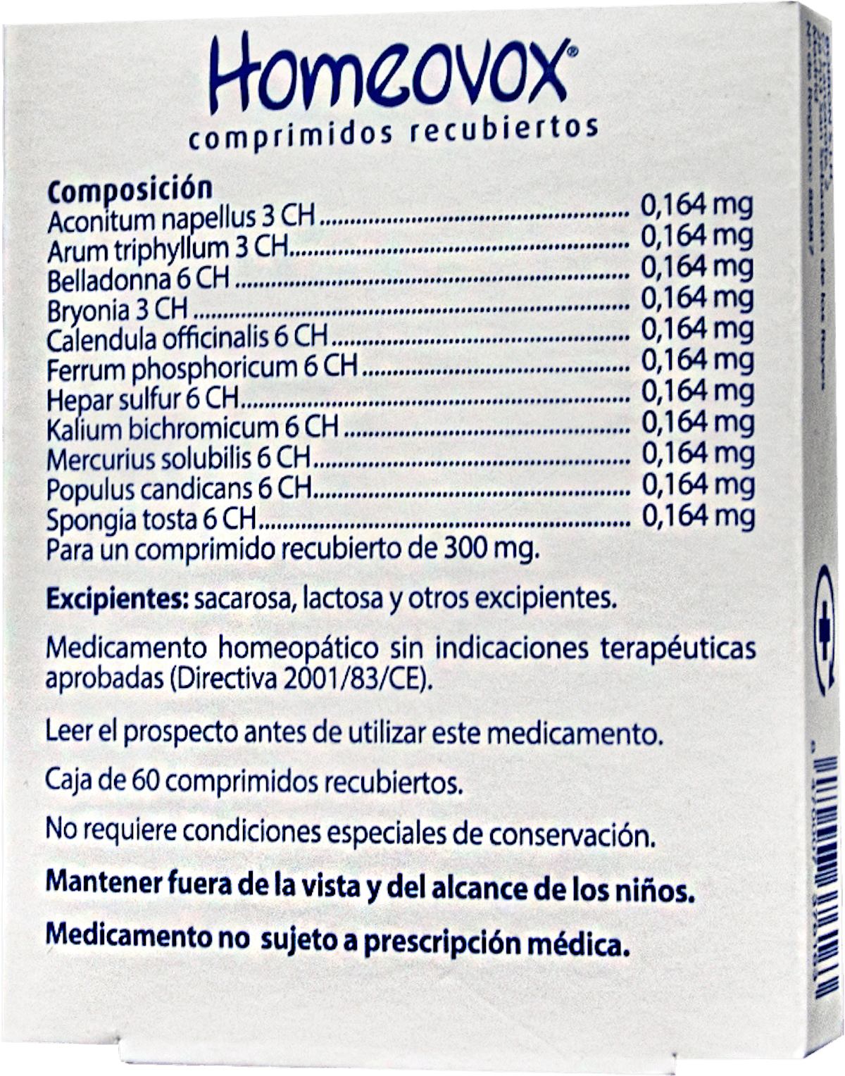 Homeovox® | Medicamento Homeopático de BOIRON.