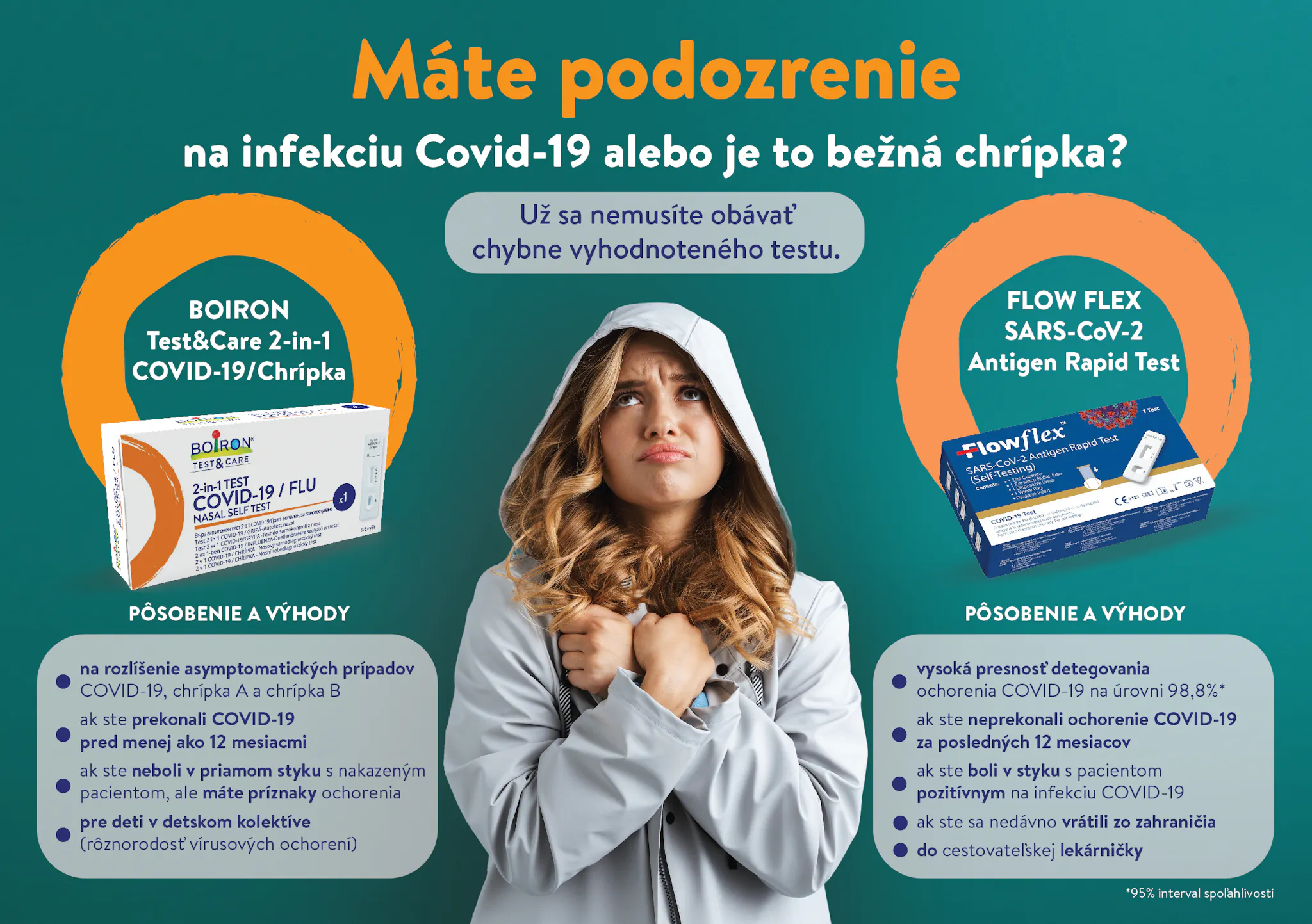 BOIRON Test&Care 2-in-1 COVID-19/Chrípka, výživové doplnky, kozmetické ...