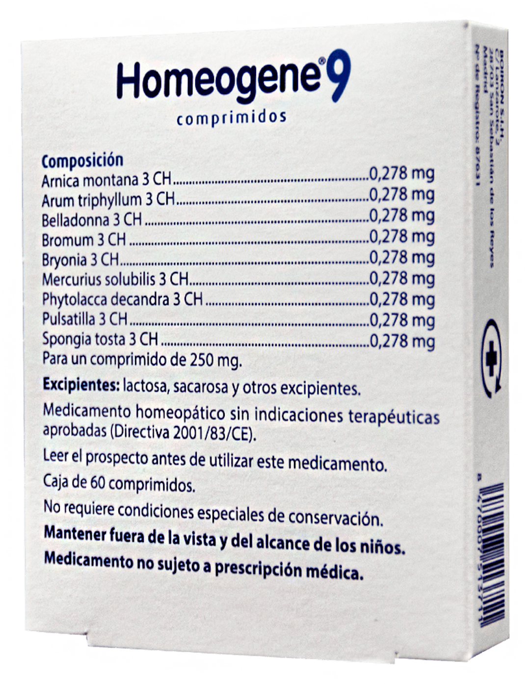 Homeogene 9® | Medicamento Homeopático de BOIRON.