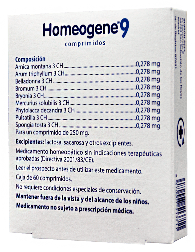 Homeogene 9® | Medicamento Homeopático de BOIRON.