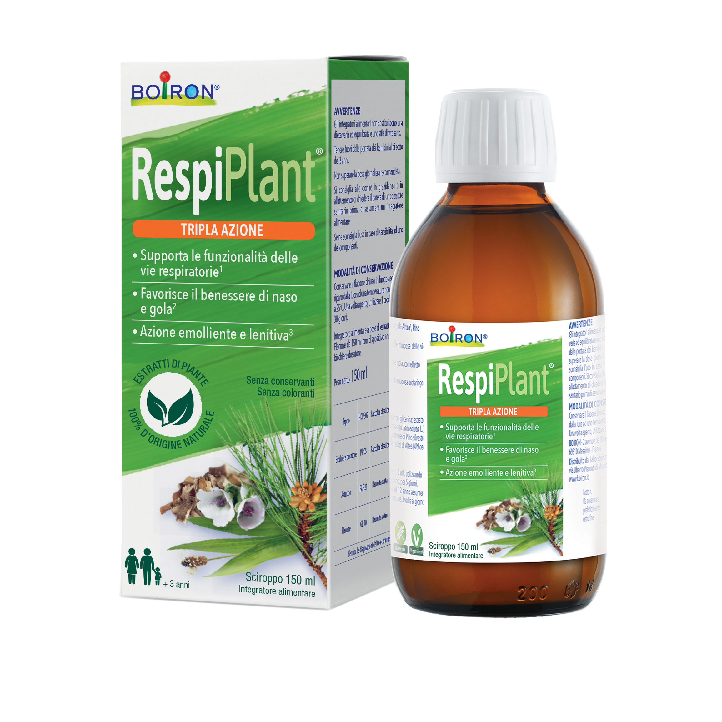 RespiPlant | Sciroppo per Naso e Gola | Boiron