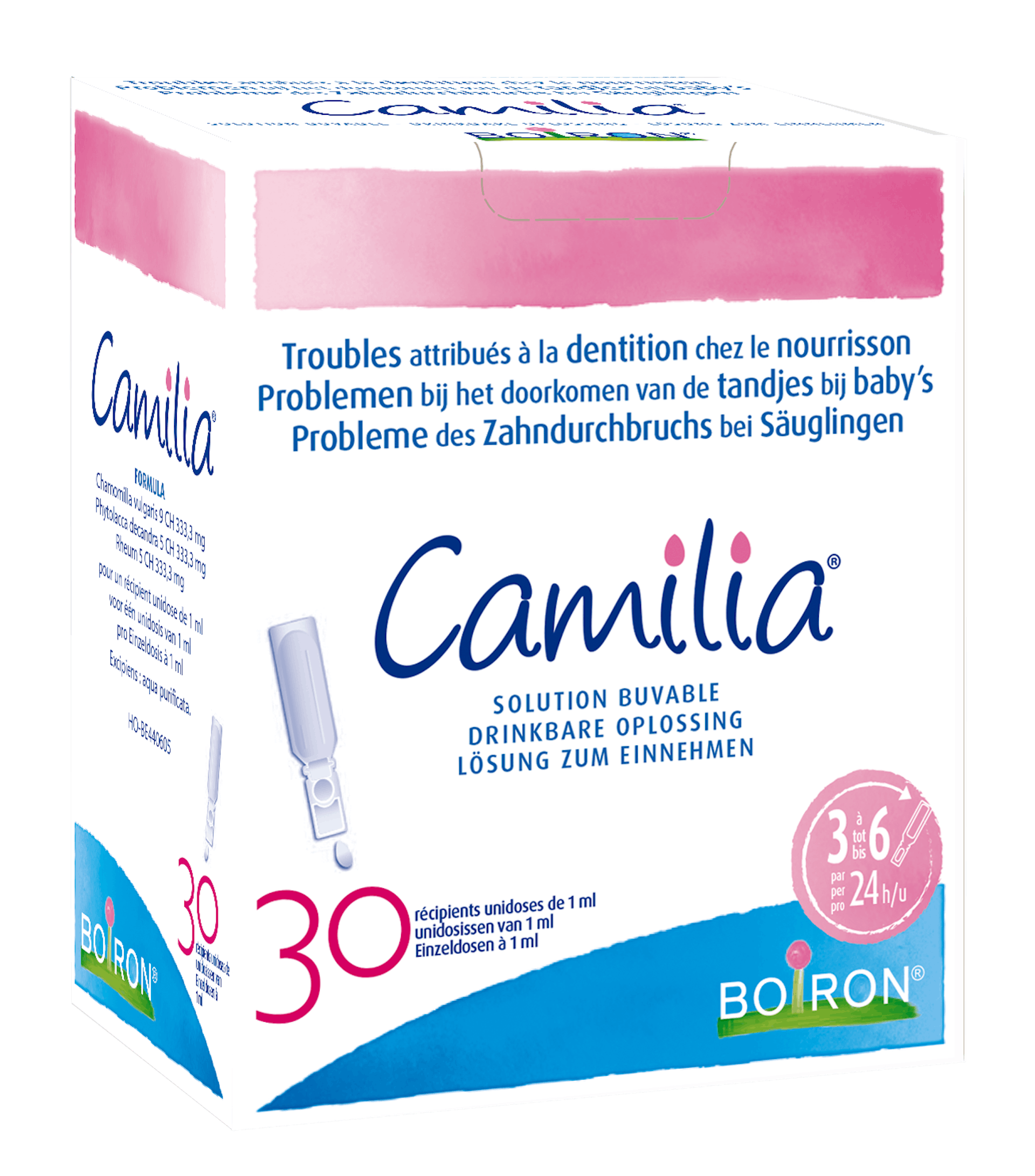 Camilia | Poussée dentaire | Boiron : N°1 de l’Homéopathie
