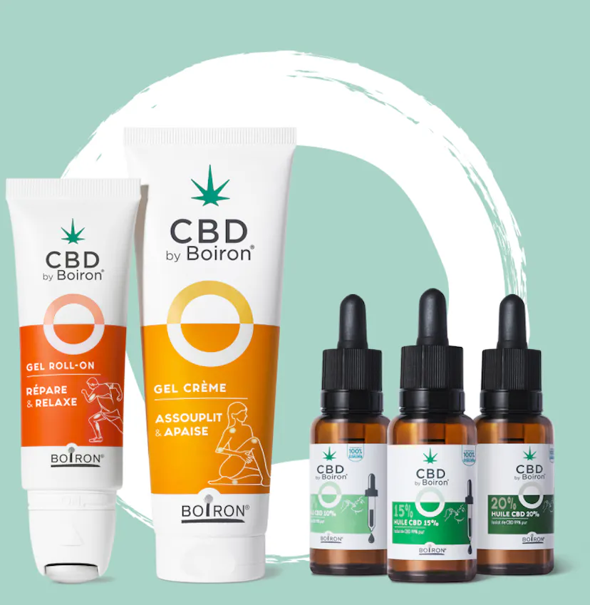 CBD by Boiron® : tous les bienfaits du CBD, signés Boiron