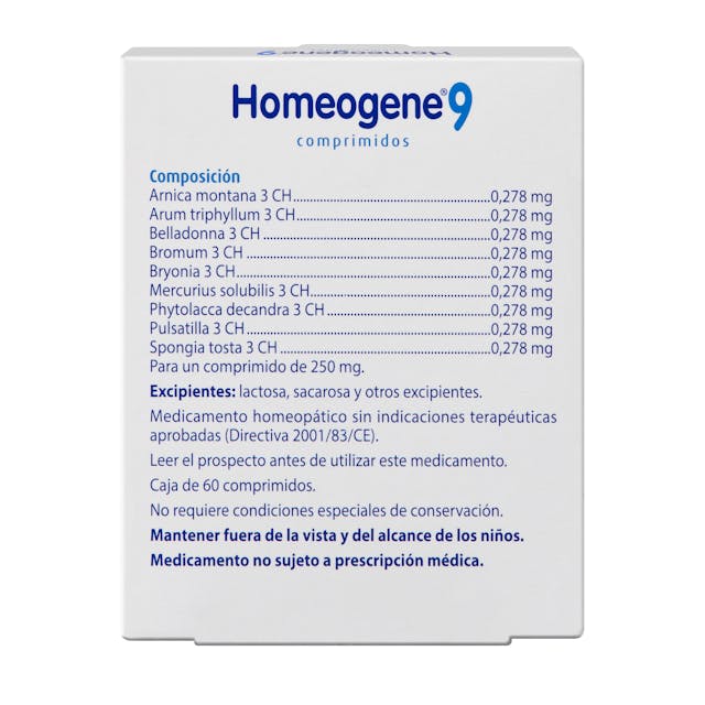 Homeogene 9® | Medicamento Homeopático de BOIRON.
