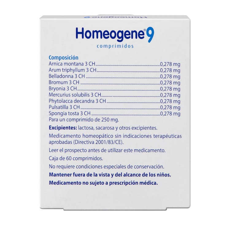 Homeogene 9® | Medicamento Homeopático de BOIRON.