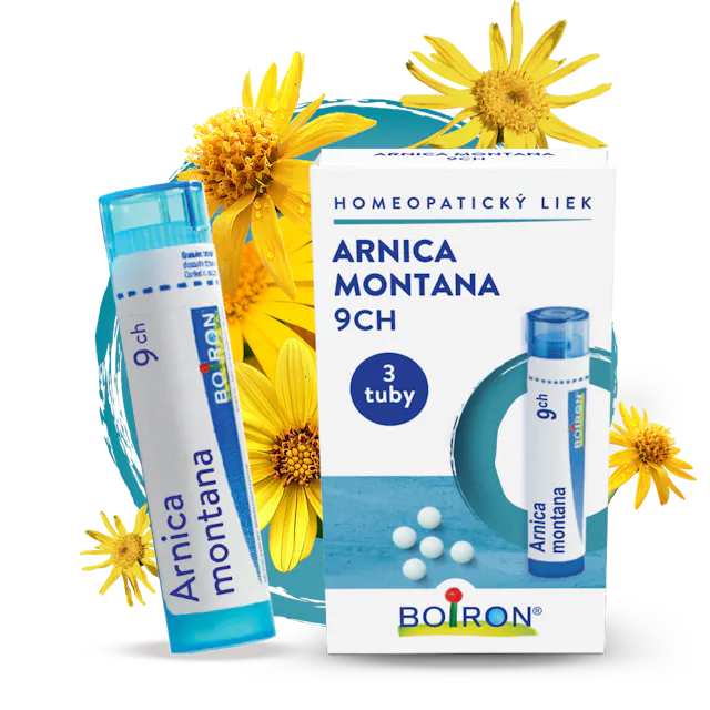 Arnica montana 9CH, jednozložkové homeopatické lieky Boiron - Zloženie ...
