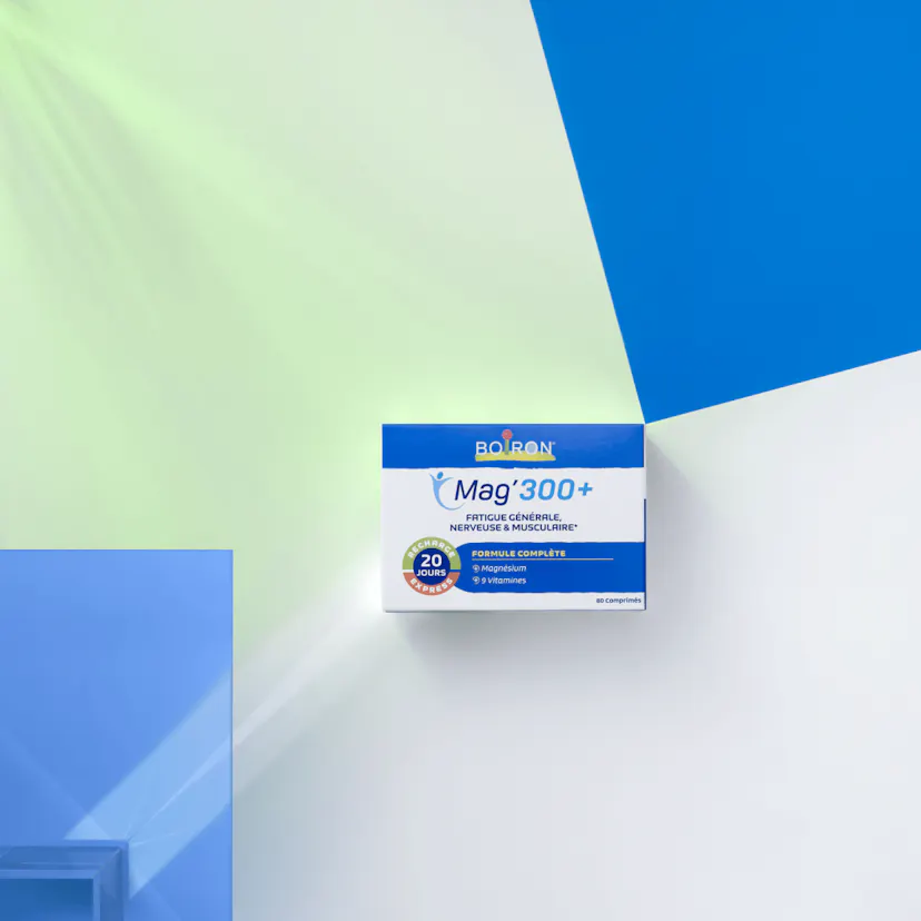 Mag300+, boîte de 80 comprimés à base de magnésium et 9 vitamines ...