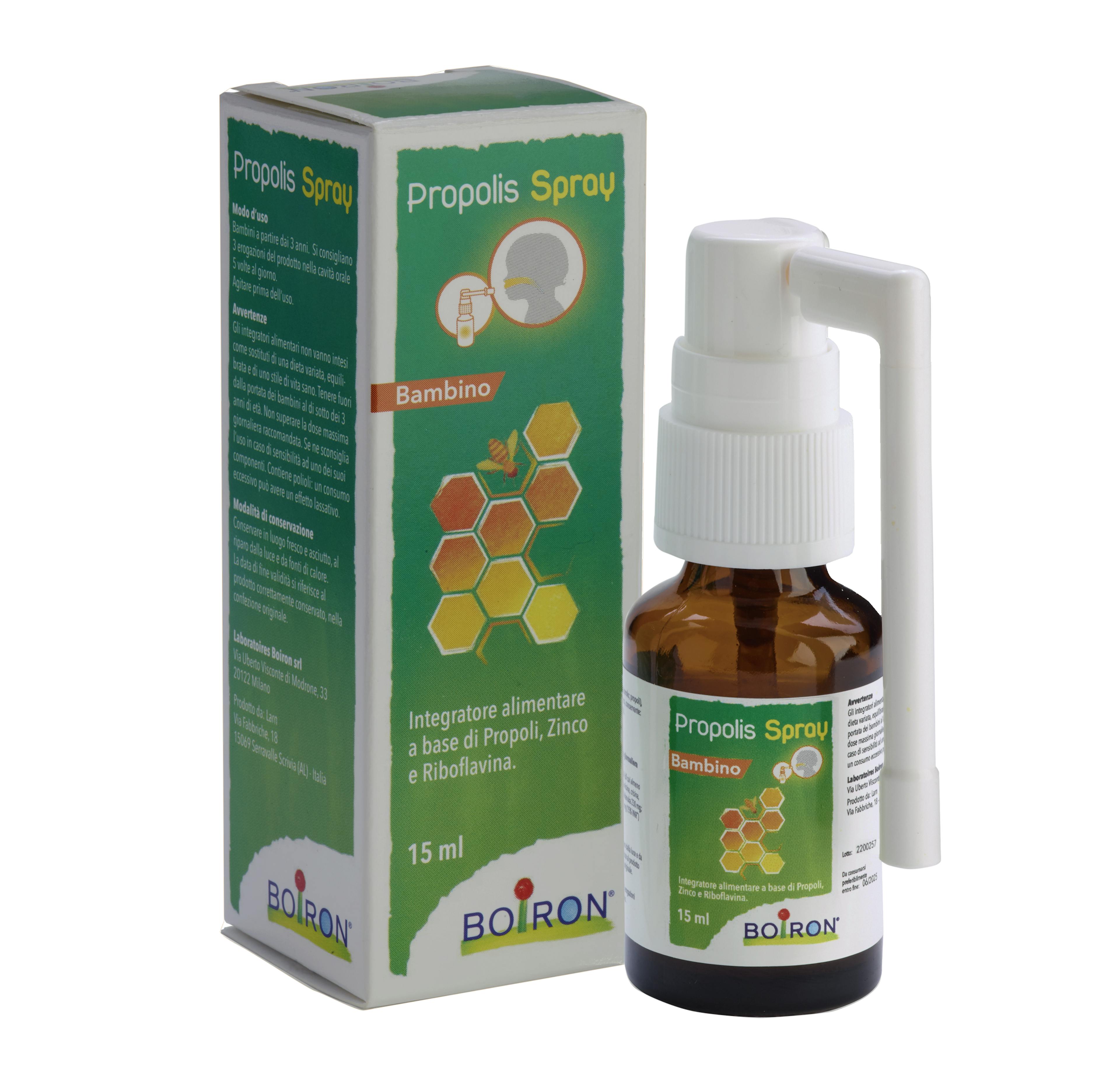 Propolis Spray Bambino, i nostri integratori alimentari Boiron ...