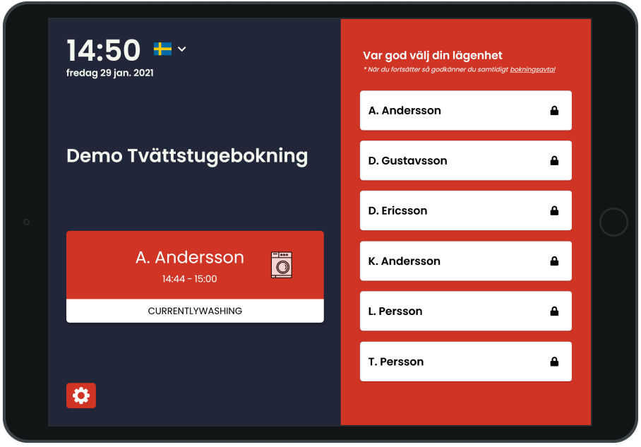 BokaMeras toppmoderna bokningsskärm