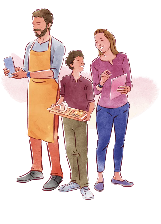 School Lunch Ordering Services and Payment Services with Boonli