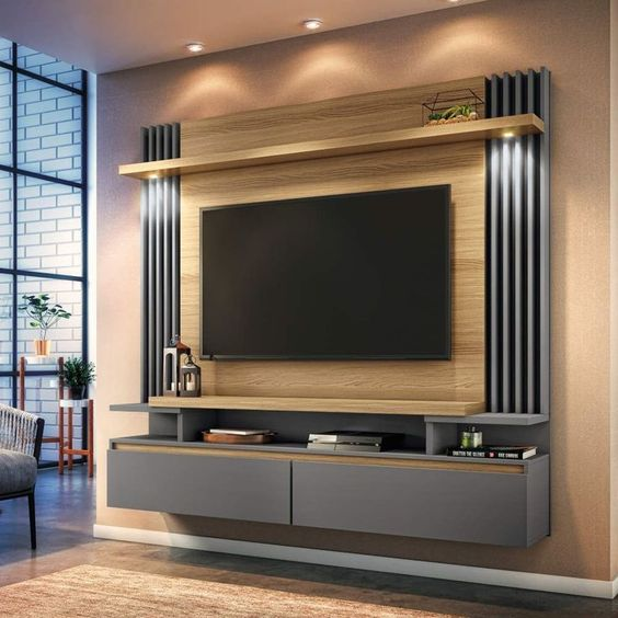Living Room Tv Panel 25 TV Wall Ideas For A Modern Home Airtasker