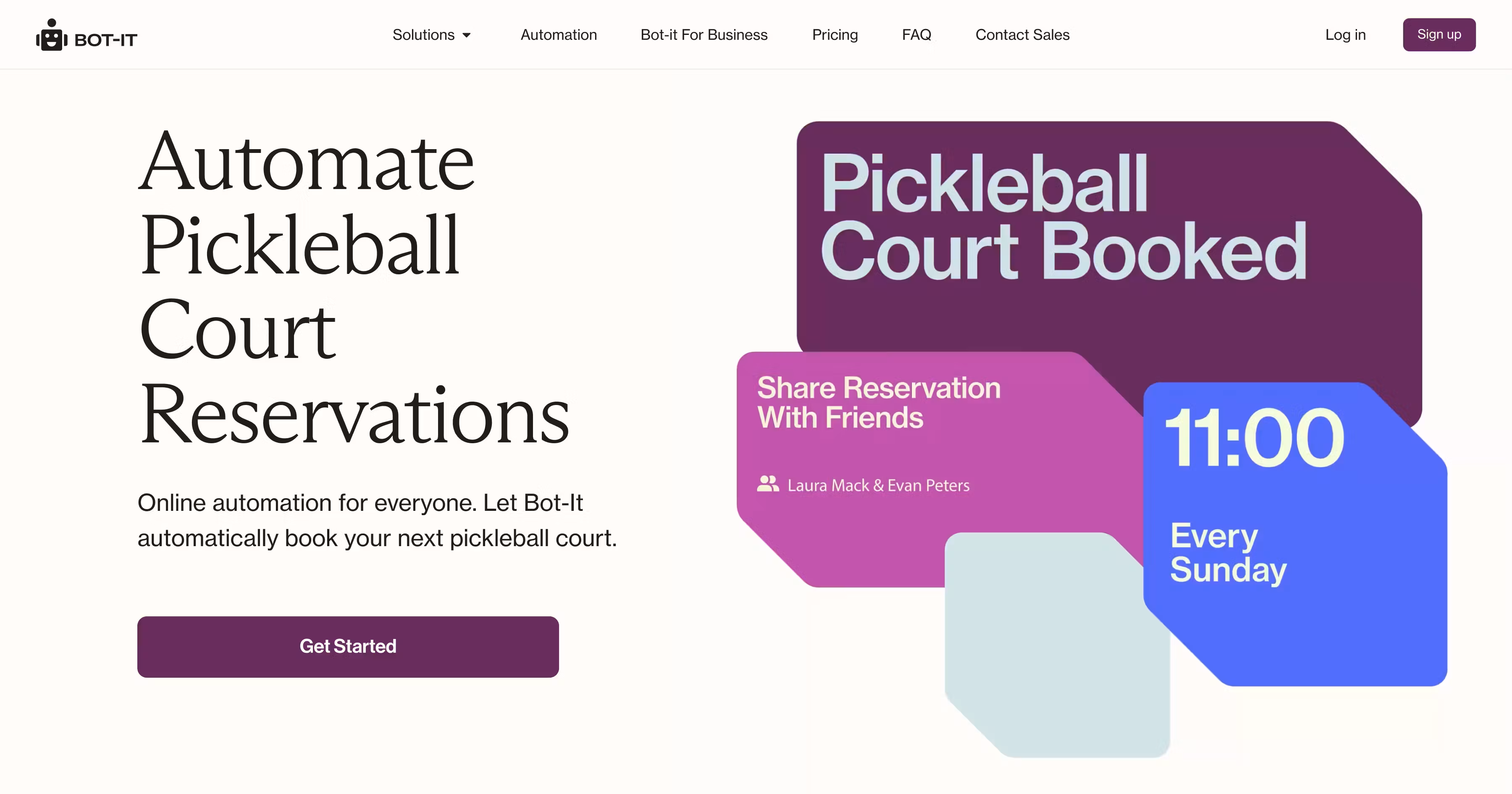 Bot It | 1 Minute Bot | Easy Online Automation | Automate Pickleball ...