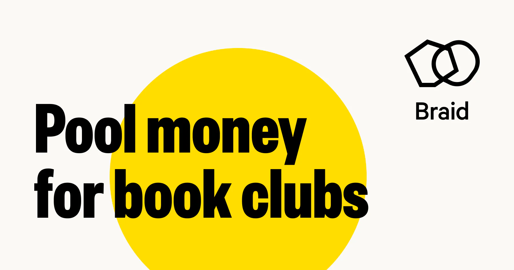 Manage Book Club Fees & Expenses with Braid Money Pools