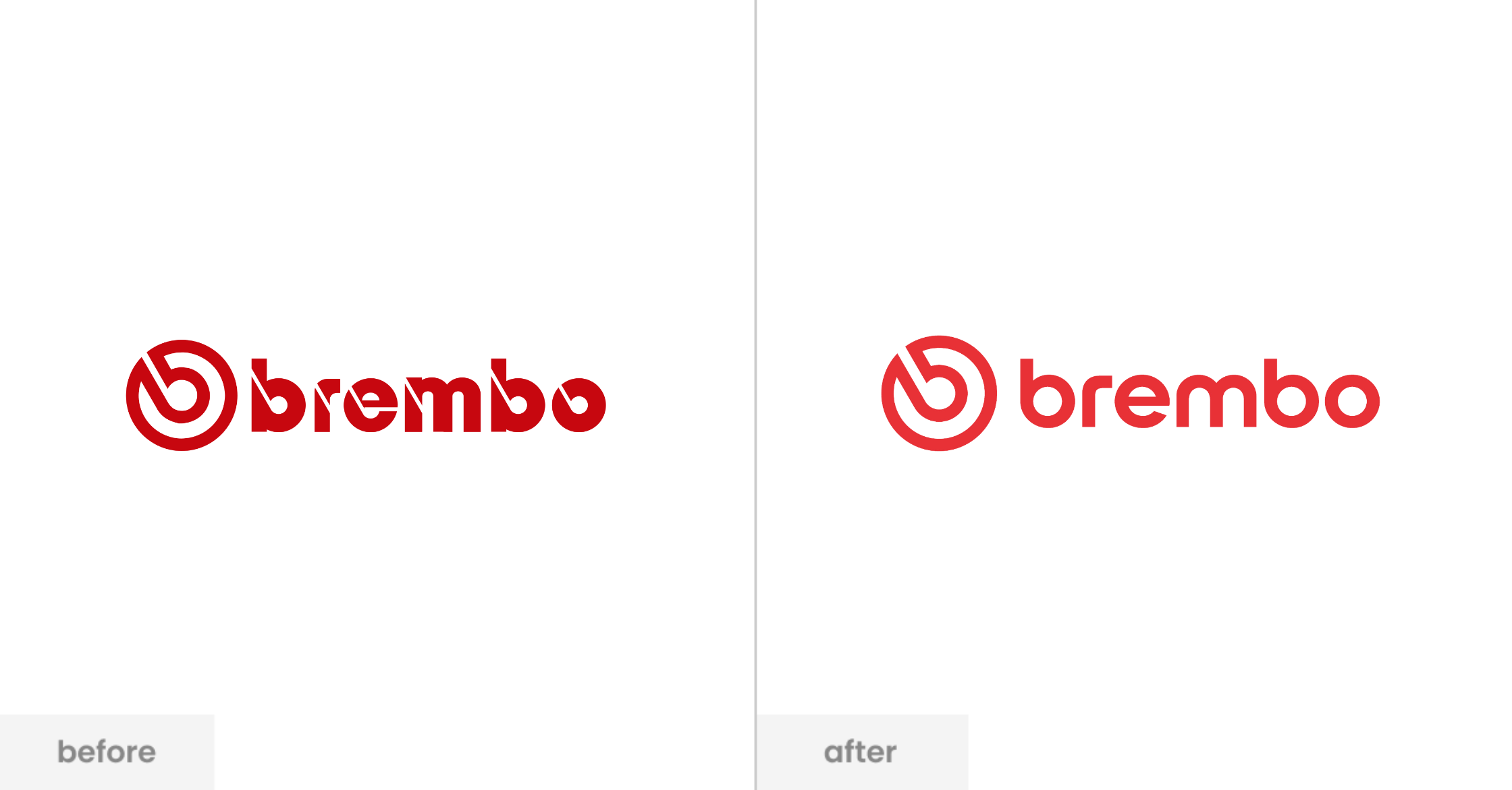 Brembo rebrands with a restyled and simpler new logo