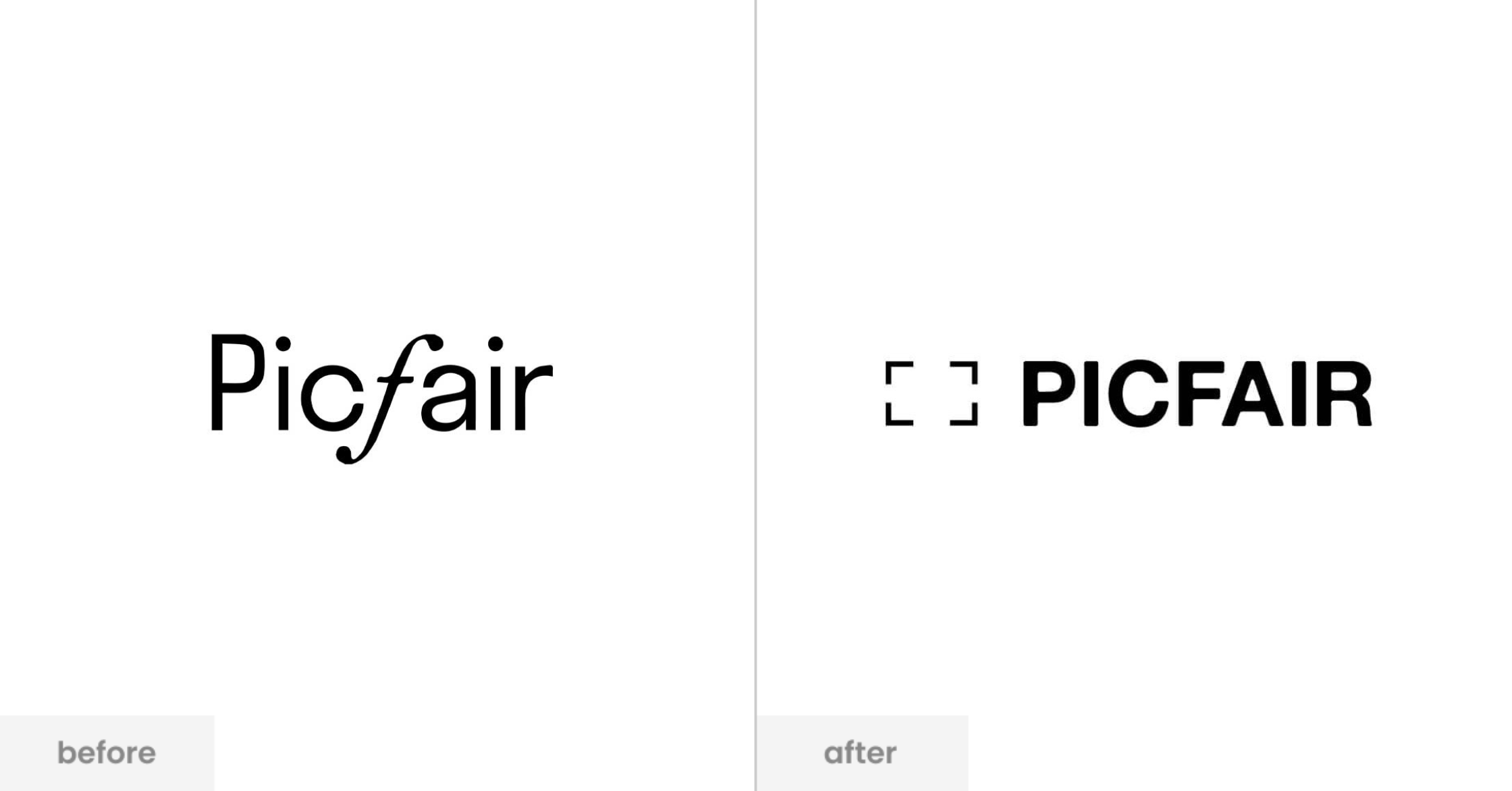 Picfair rebrands with a more focused visual identity