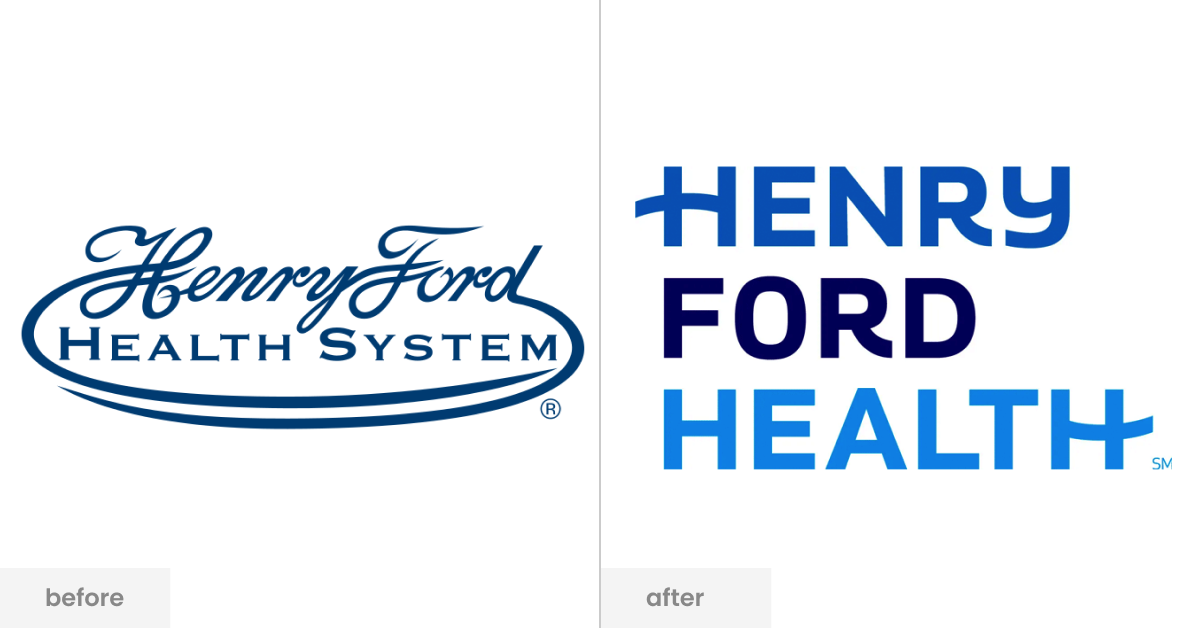 Henry Ford Health new logo reveals a "dynamic evolution of its brand"