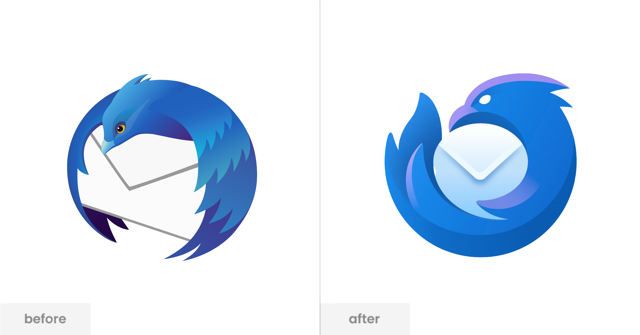 Thunderbird's New Logo Takes Flight