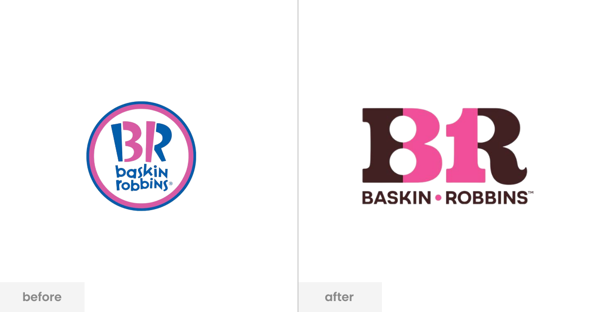 Baskin-Robbins debuts a more refined logo
