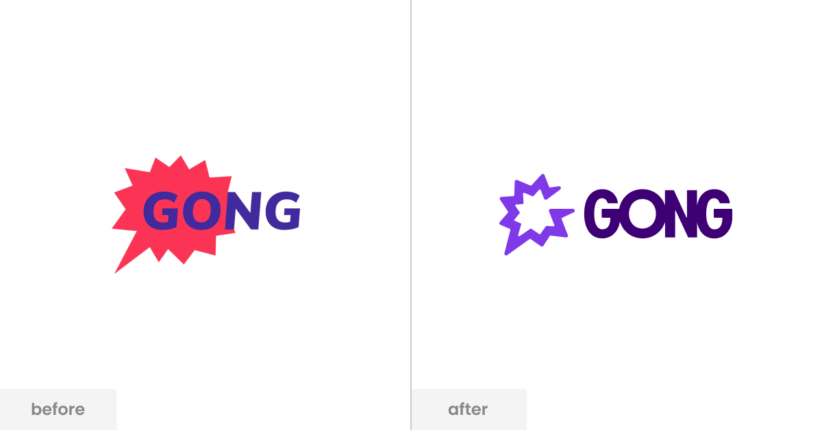 The evolution of Gong's brand identity