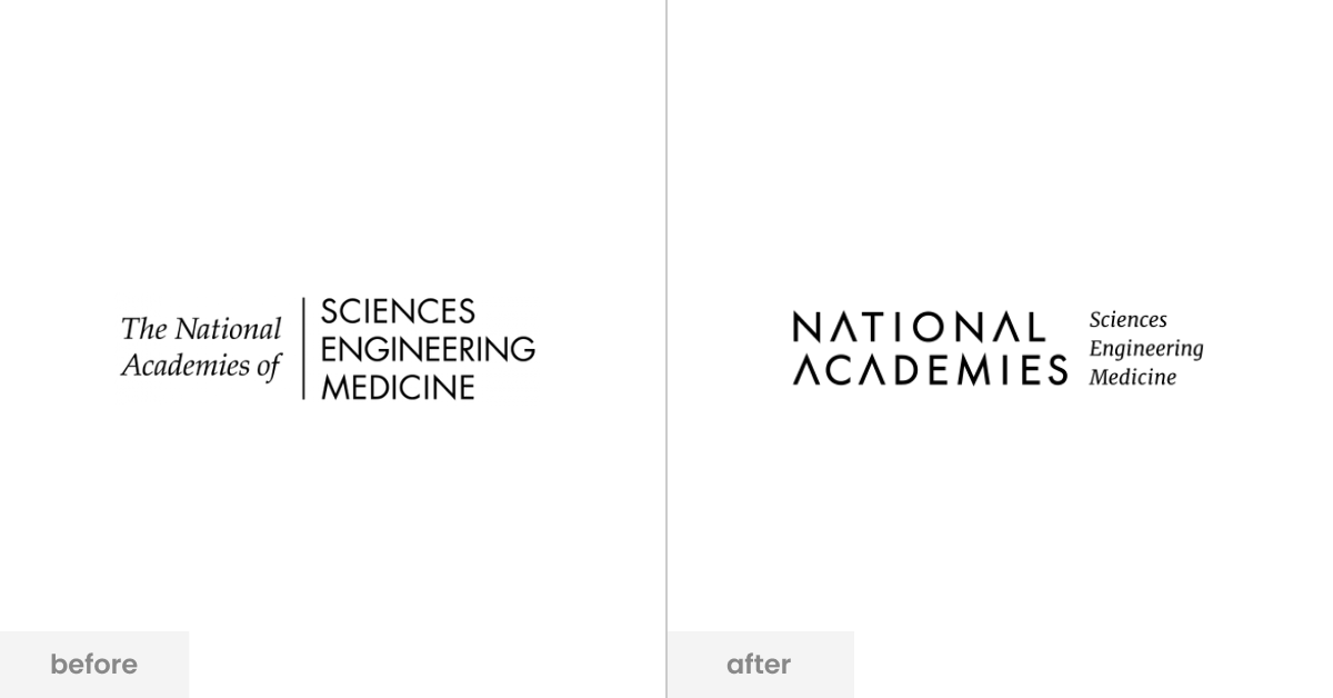 National Academies rebrand combines contemporary and heritage design