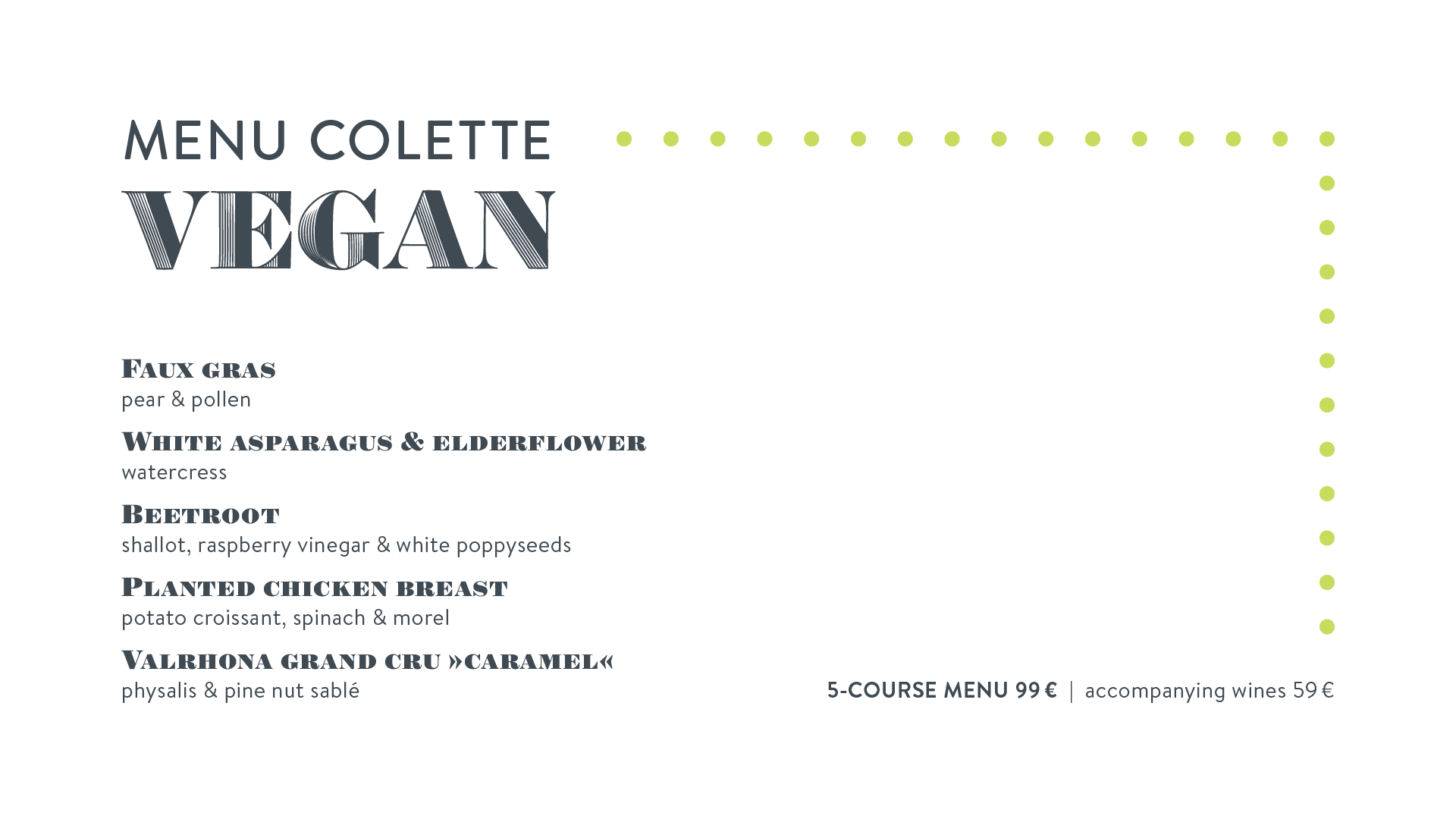 Brasserie Colette Berlin - modern French Restaurant in the center of Berlin