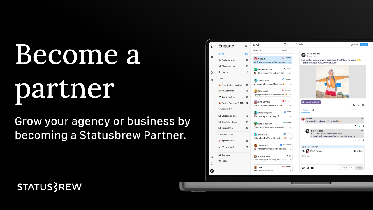 Partner with Statusbrew | Earn Commissions and Exclusive Perks