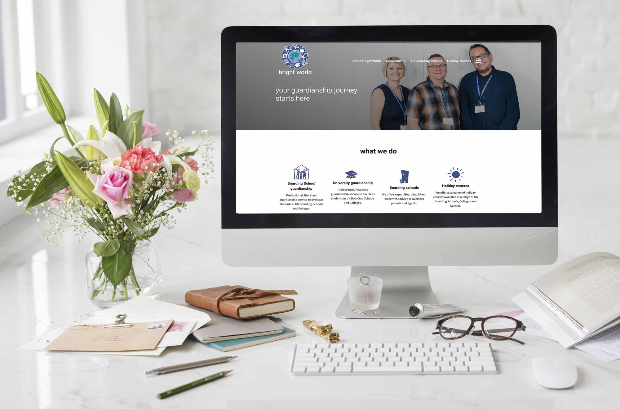 Bright World's new website and logo