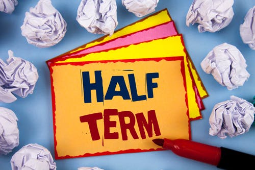 One student lives his football dreams during his recent Half Term break ...