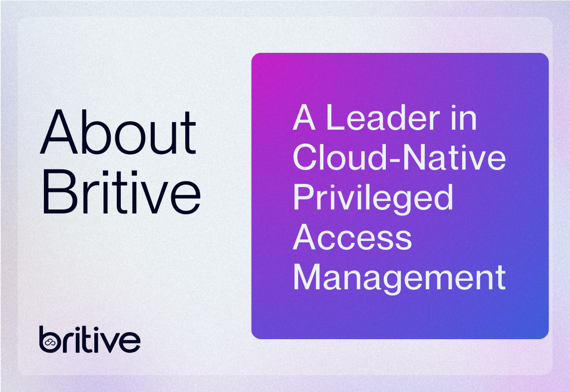 About Britive | A Leader in Cloud-Native Privileged Access Management