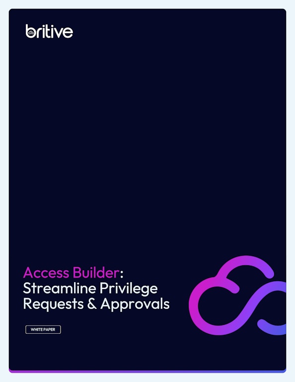 Solution Brief: Access Builder | Britive Solution Brief: Access Builder | Britive