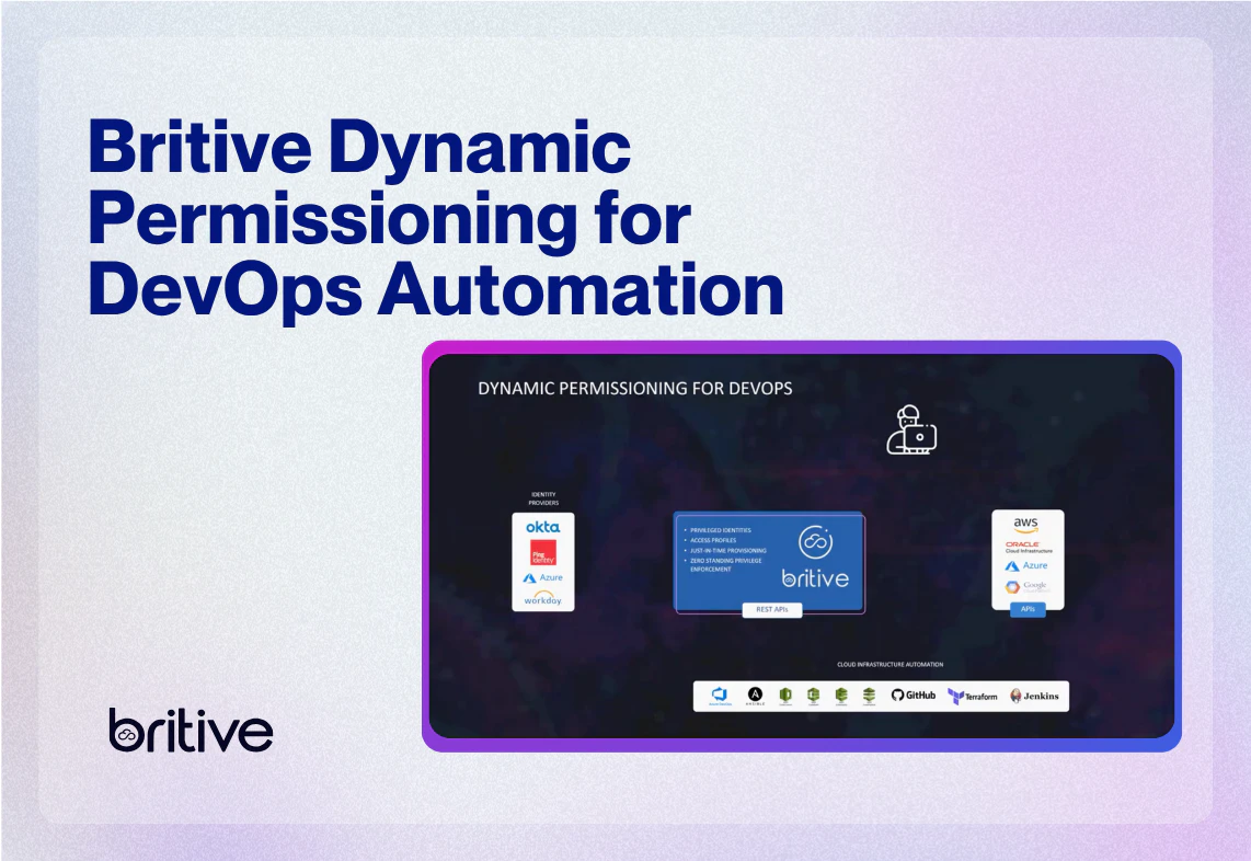 Dynamic Permissioning for DevOps Access Automation | Britive