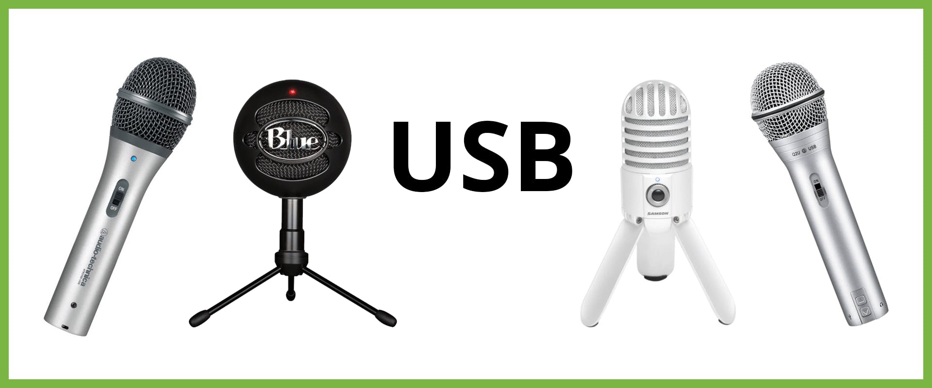 What's the difference between an XLR and USB mic?
