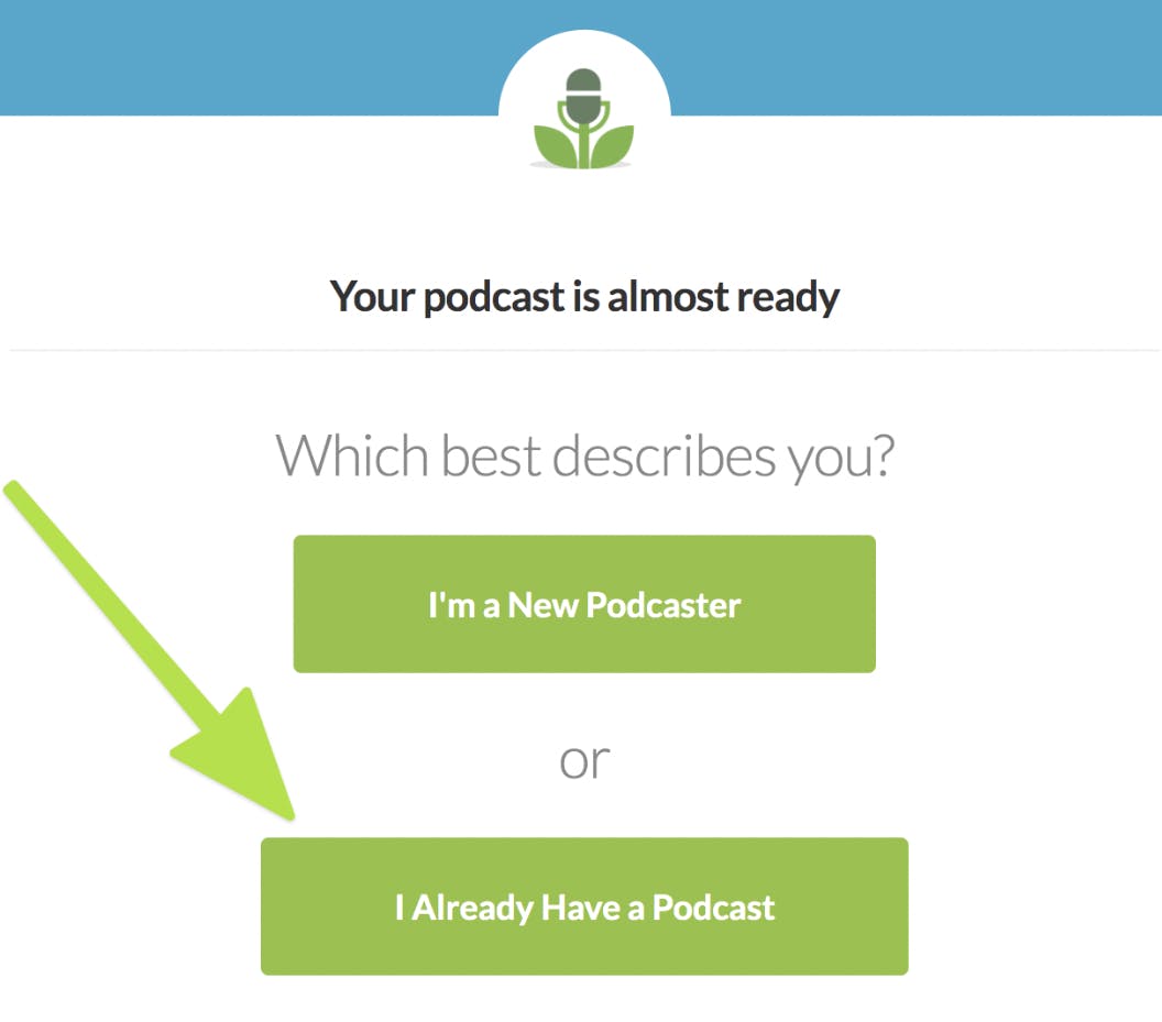 Setting up a Buzzsprout Account