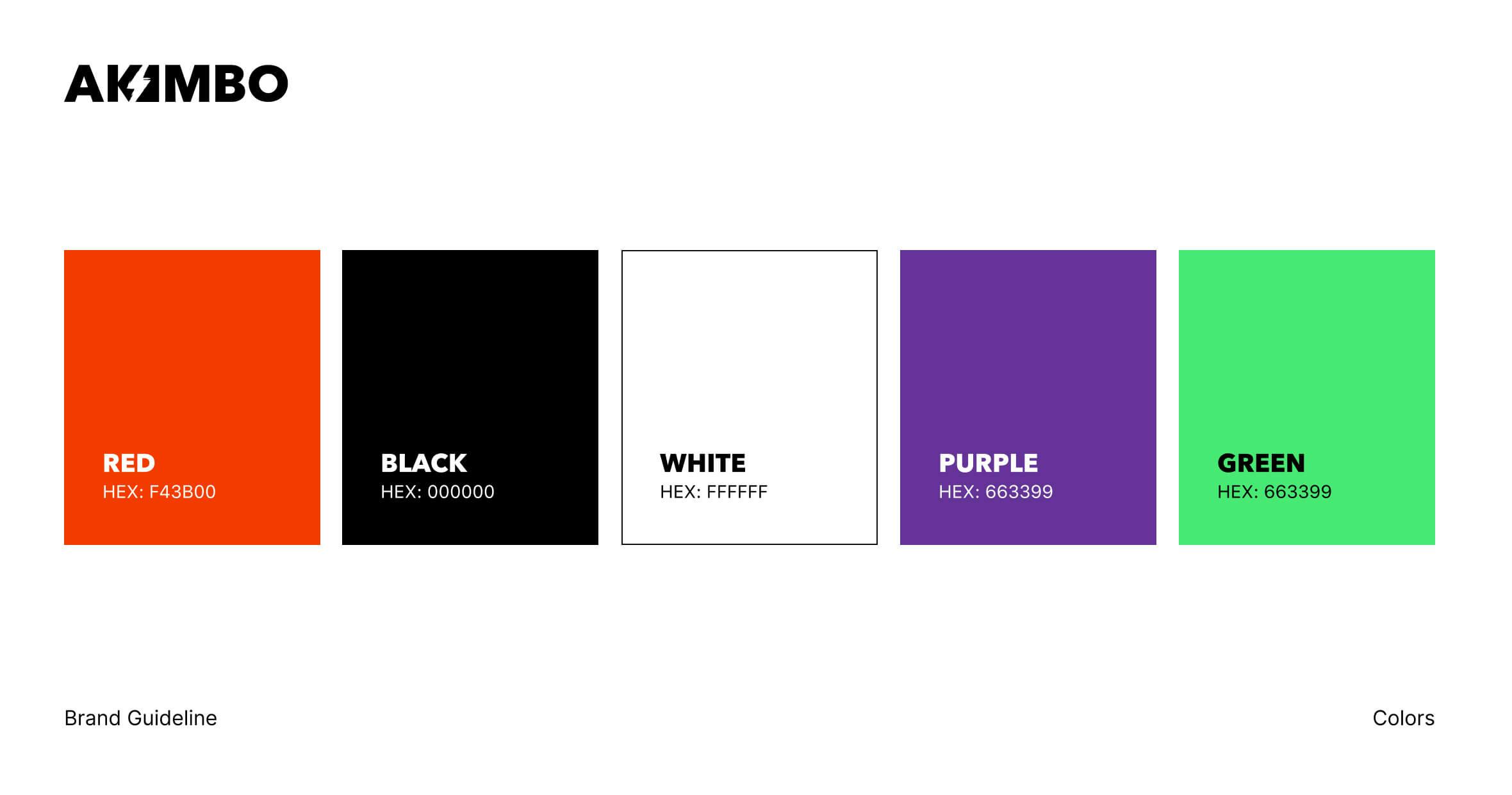 Akimbo by Bruno - Visual Identity