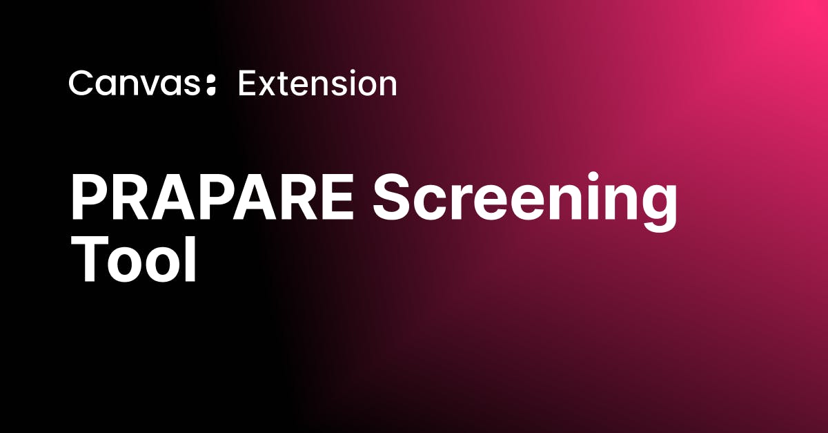 PRAPARE Screening Tool | Canvas Medical