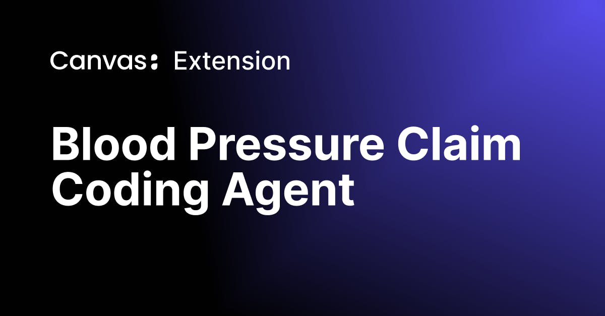 BP CPT2 Extension: Automate Blood Pressure Quality Codes | Canvas Medical