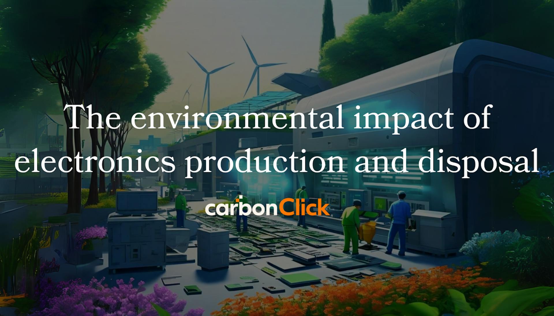 The environmental impact of electronics production and disposal