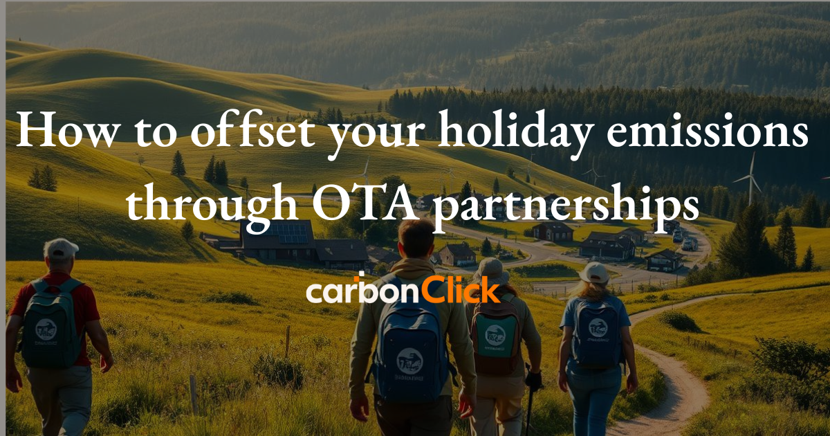 How to offset your holiday emissions through OTA partnerships