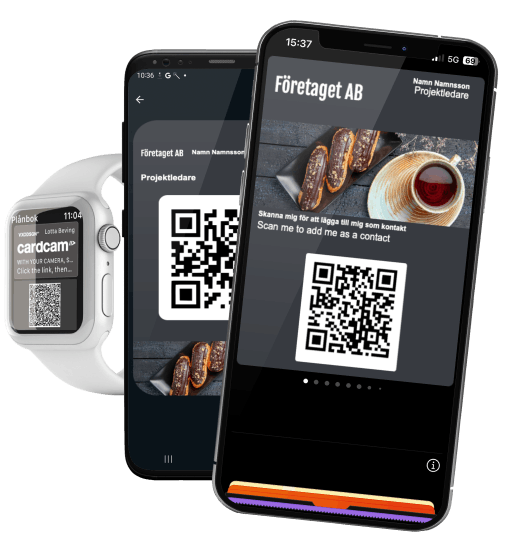 Digitala visitkort - Cardcam | Smarta Digitala Visitkort med QR-kod för ...
