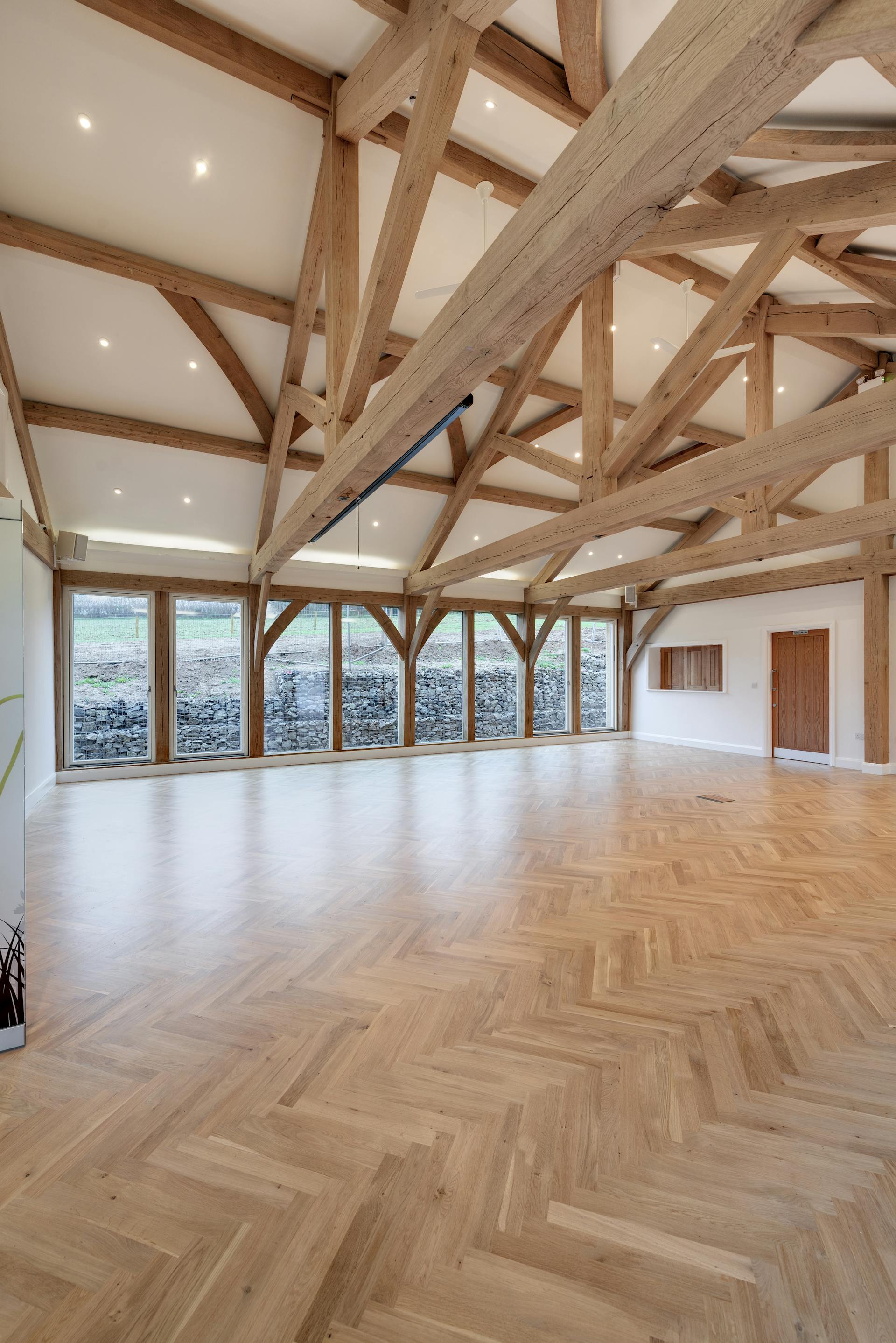 Oak Frame for Sparkwell Church Hall, Devon – Carpenter Oak