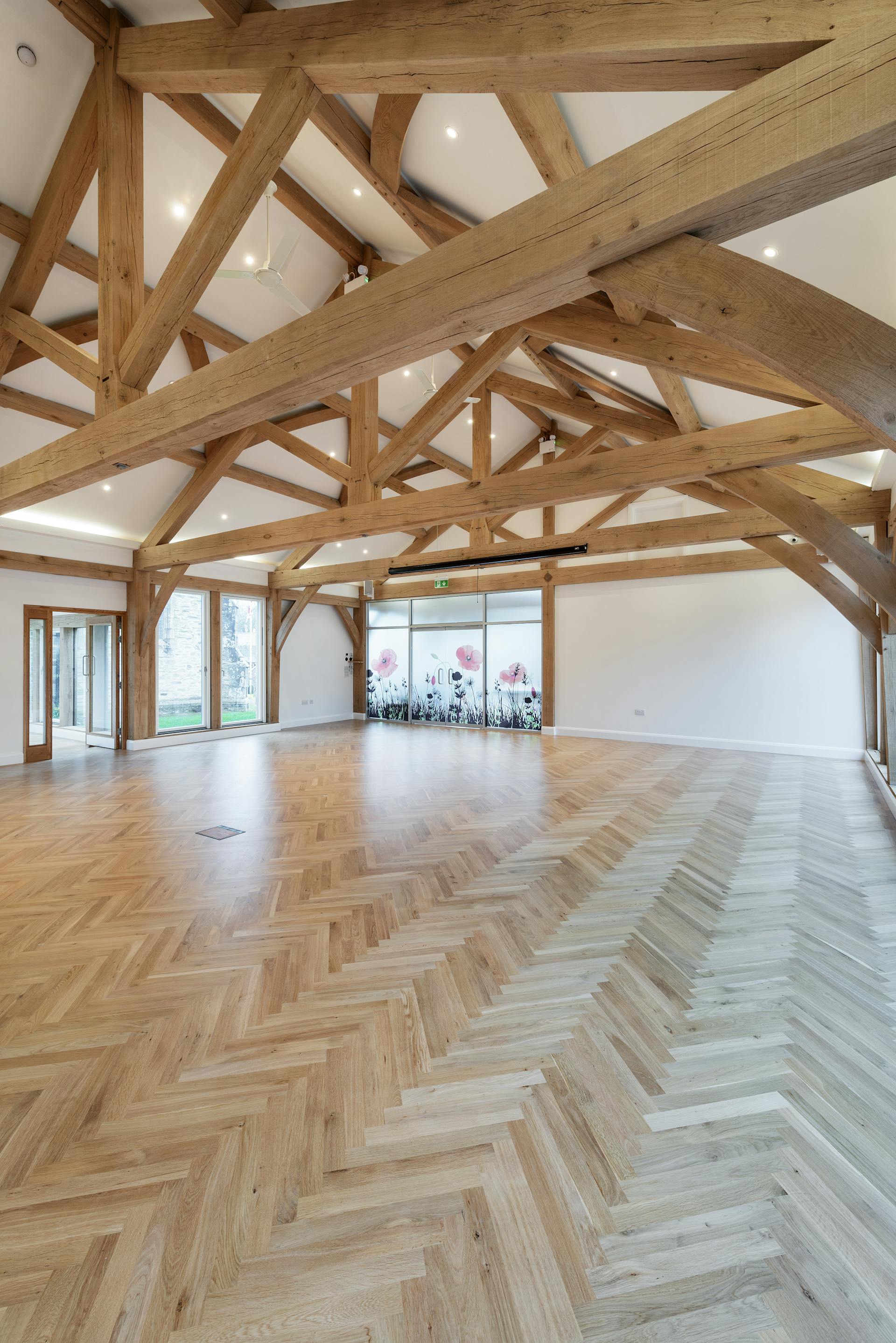 Oak Frame for Sparkwell Church Hall, Devon – Carpenter Oak