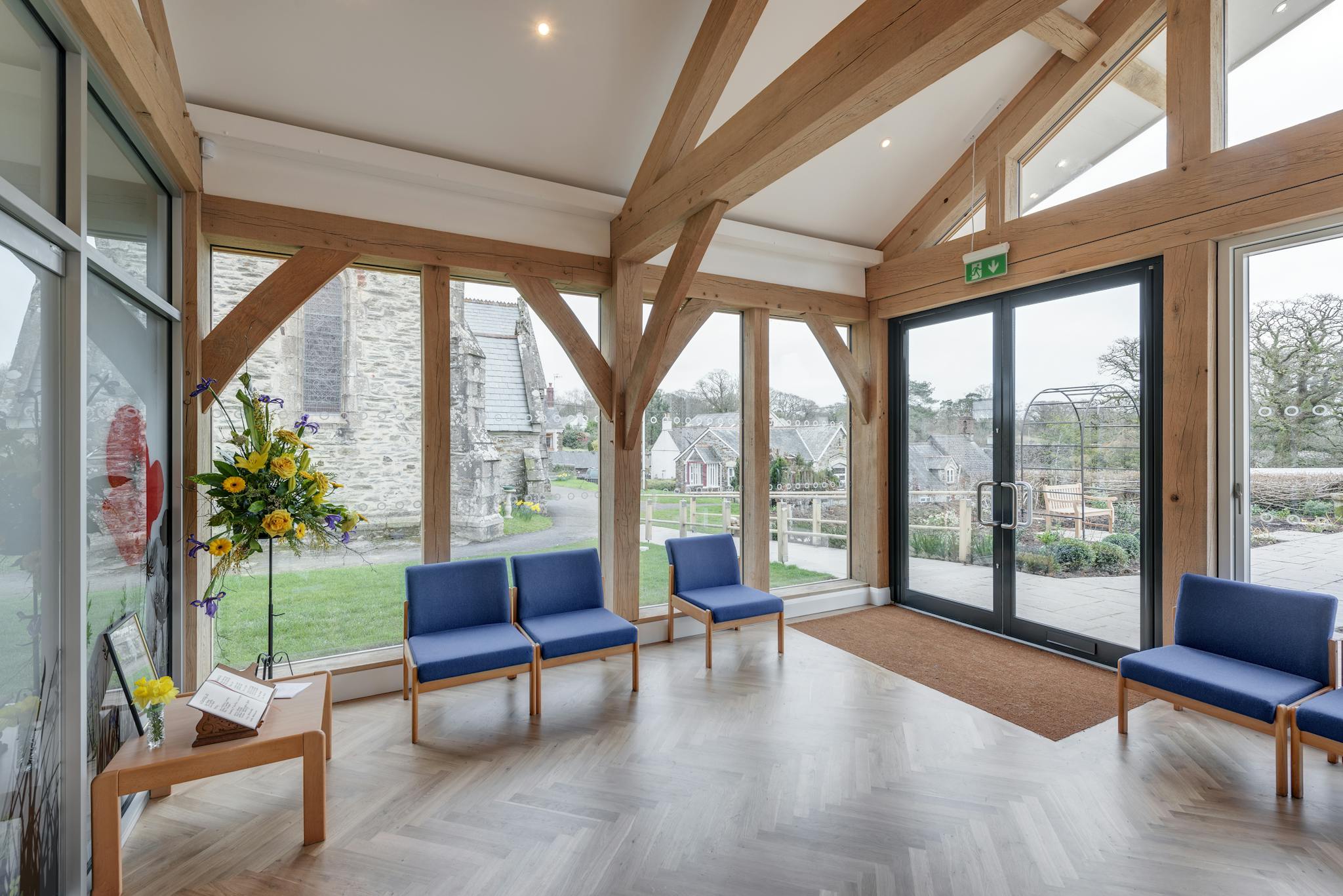 Oak Frame for Sparkwell Church Hall, Devon – Carpenter Oak