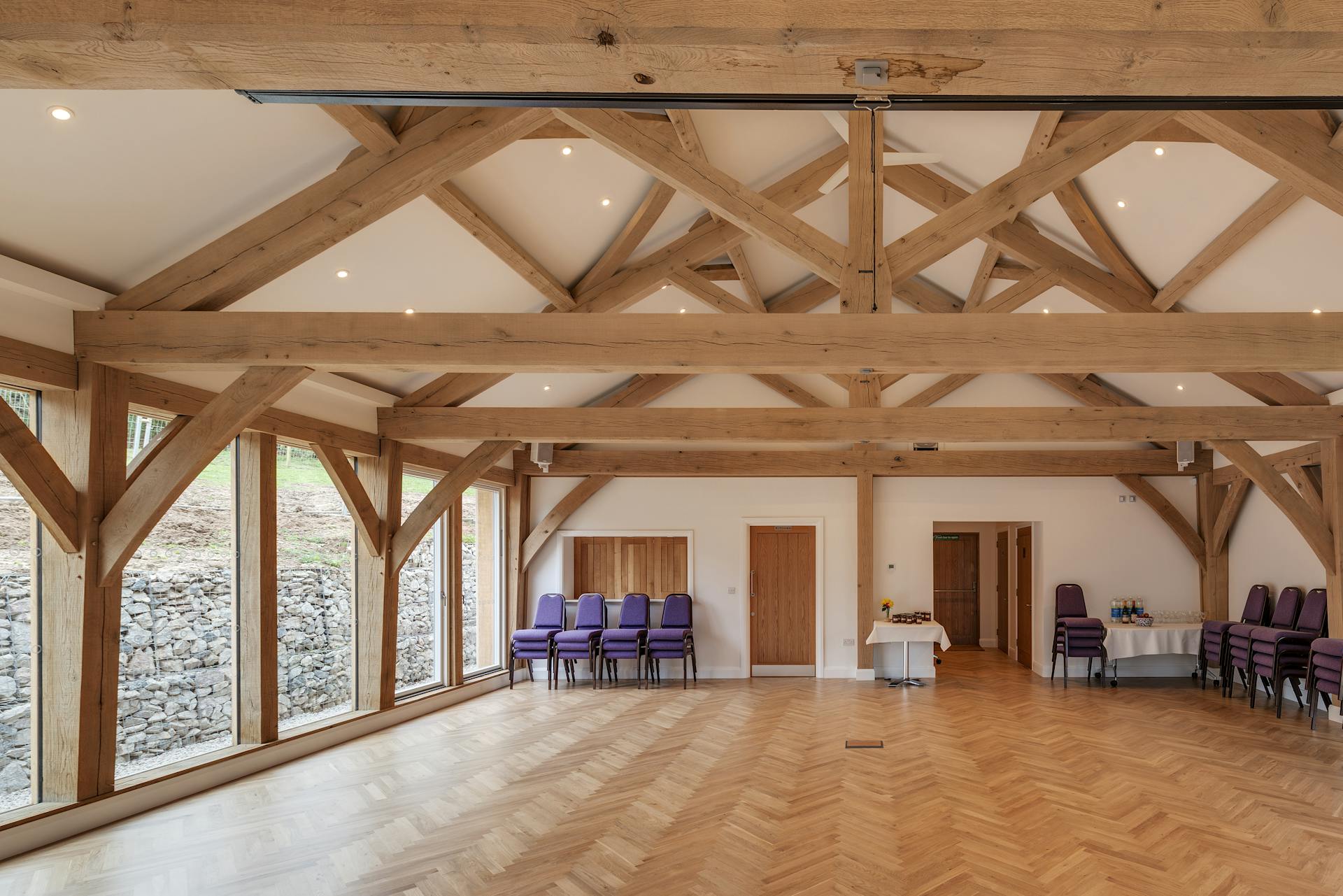 Oak Frame for Sparkwell Church Hall, Devon – Carpenter Oak