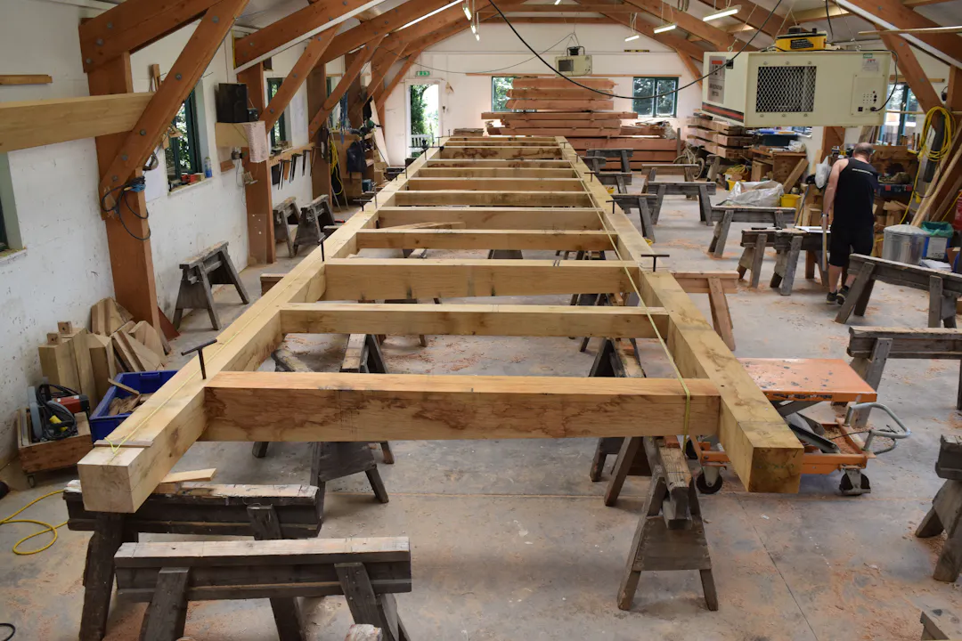 Frame Fabrication – Carpenter Oak