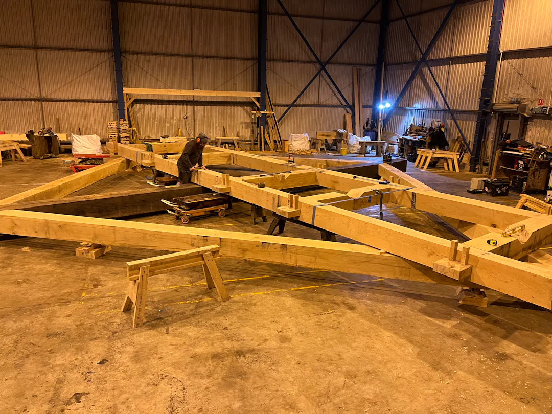 Full-scale trebuchet – Carpenter Oak