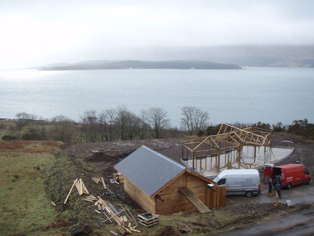 Oak Framed Home at Lochaline in Scotland by Carpenter Oak – Carpenter Oak