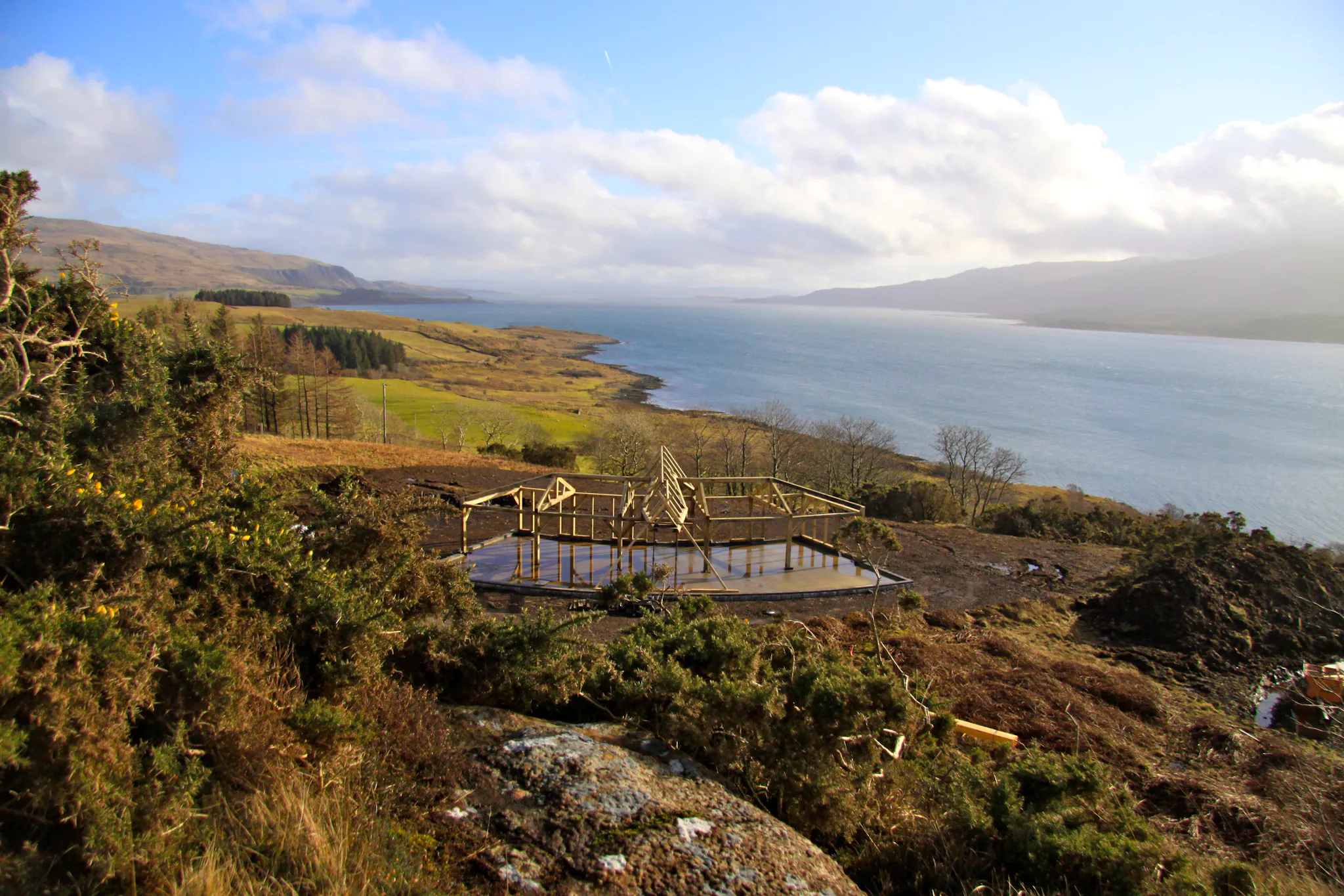 Oak Framed Home at Lochaline in Scotland by Carpenter Oak – Carpenter Oak