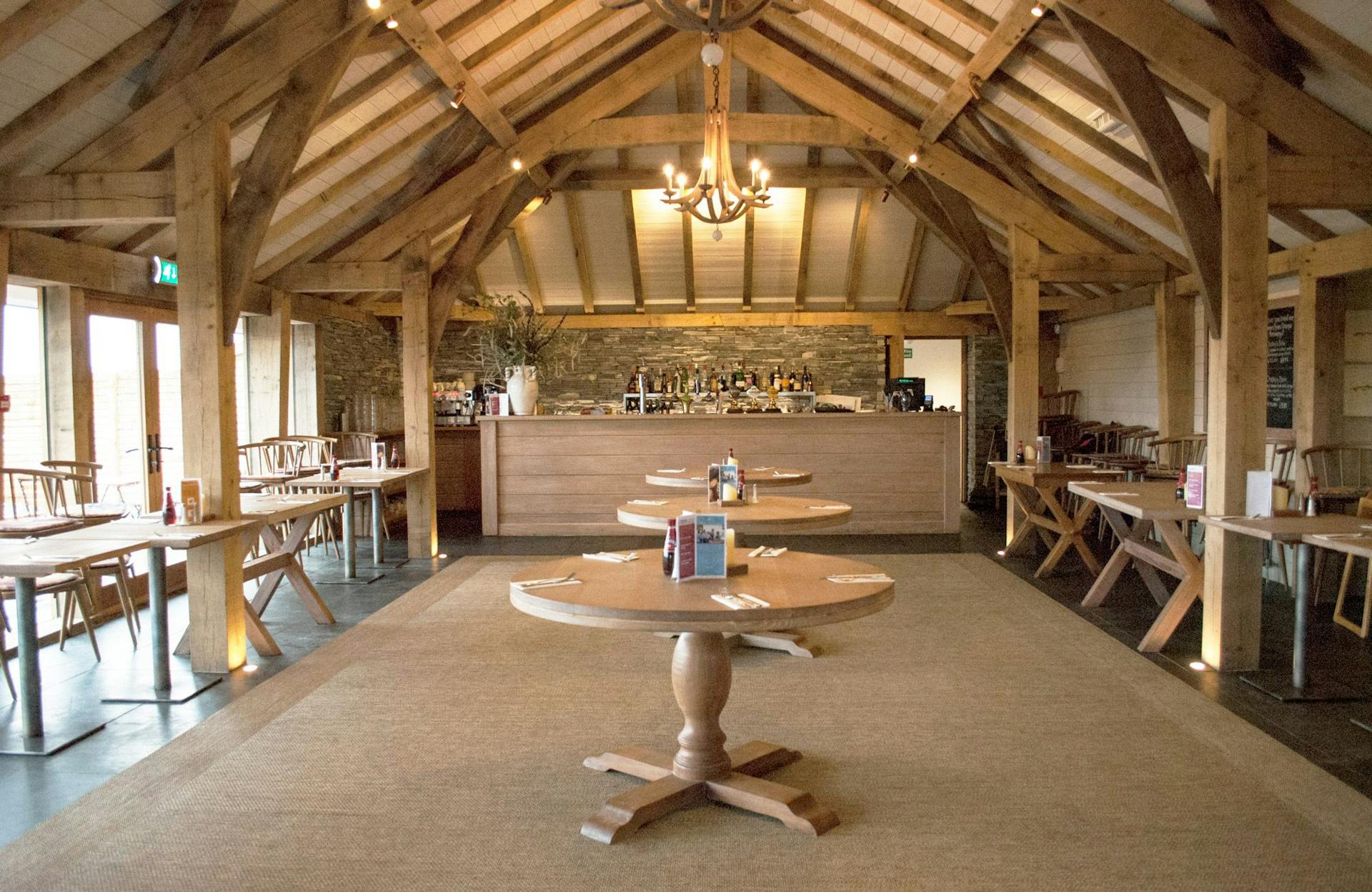 An Oak Framed Extension at Rick Stein's Famous Cornish Arms – Carpenter Oak